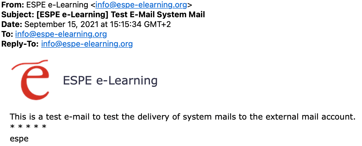 ESPE e-Learning: LOGIN PROCEDURE